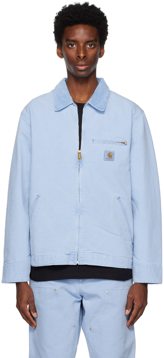 Carhartt Blue Detroit Jacket In 1hffh Piscine / Pisc | ModeSens