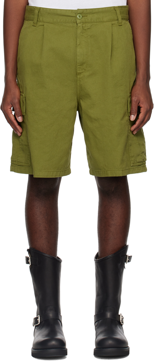 Carhartt Work In Progress: Green Cole Shorts | SSENSE UK