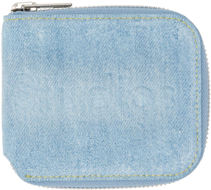Blue Denim Wallet by Acne Studios on Sale