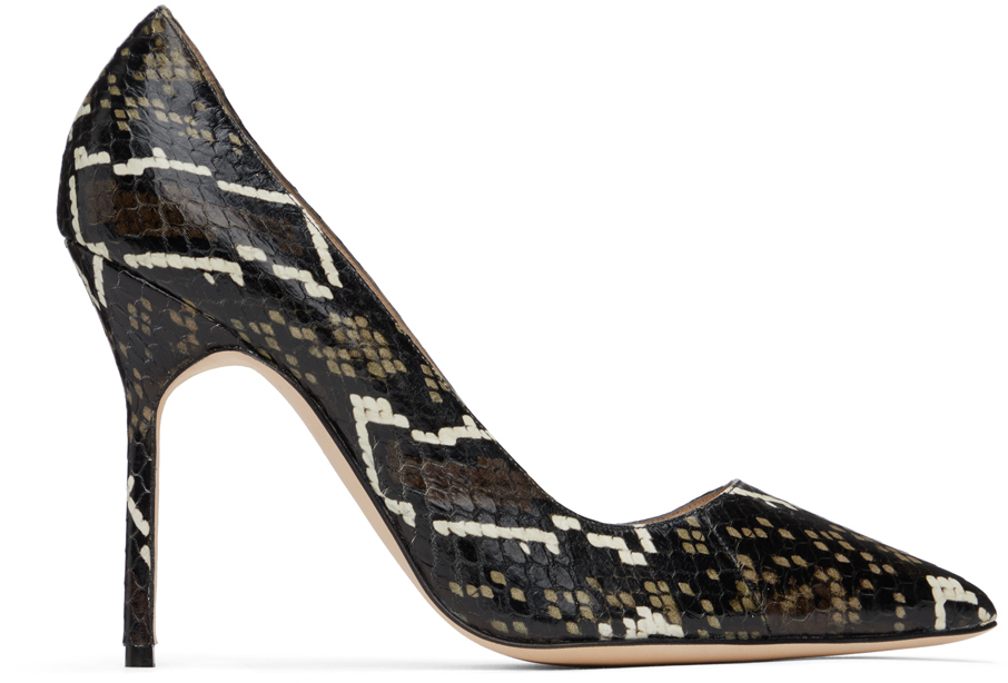 Multicolor BB Heels by Manolo Blahnik on Sale