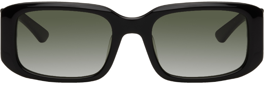 Black Caitlin Sunglasses by YMC on Sale