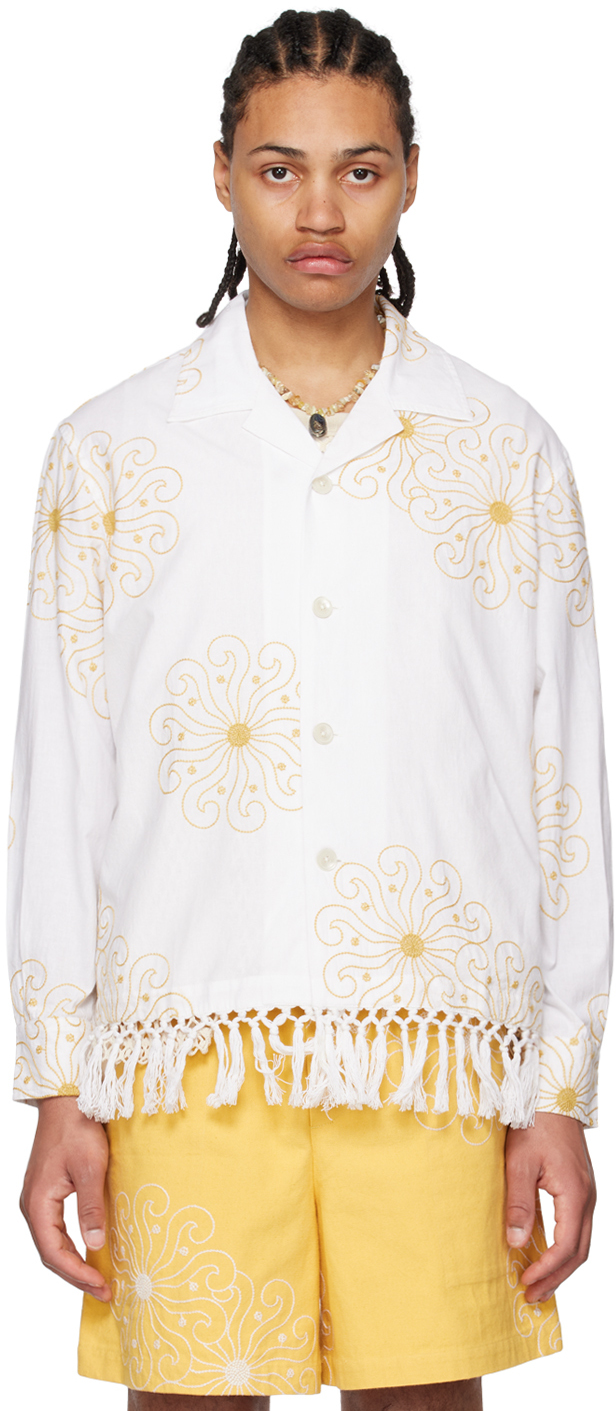 Bode: Chemise blanche à images | SSENSE France