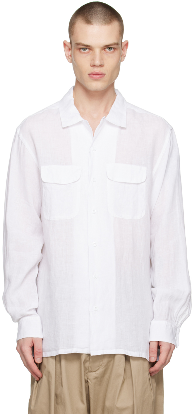 Engineered Garments: White Classic Shirt | SSENSE UK