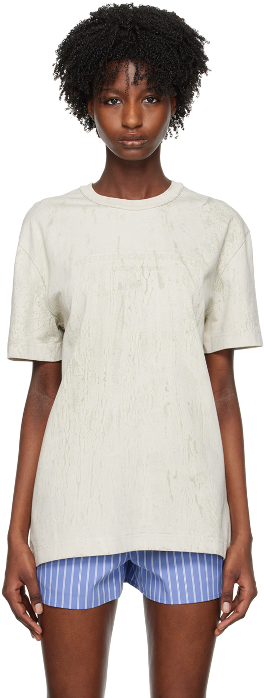 Alexander Wang Gray Plaster T-Shirt