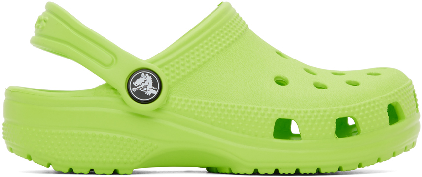 Kids Green Classic Clogs by Crocs | SSENSE Canada