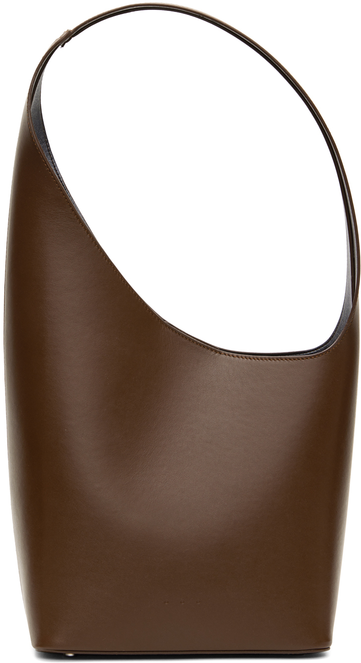 Aesther Ekme: Brown Demi Lune Bag | SSENSE UK