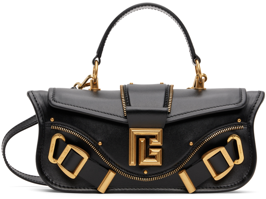 Balmain: Black Blaze Bag | SSENSE Canada