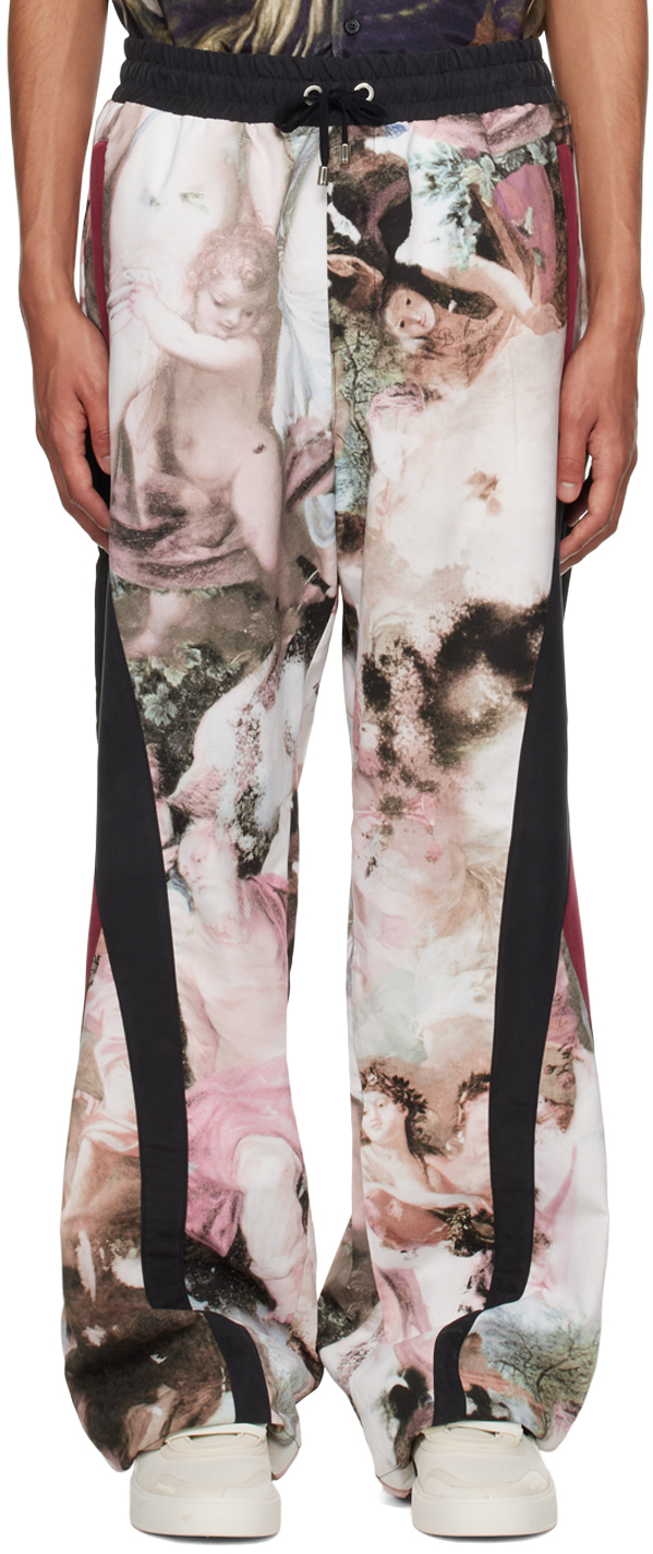 Multicolor Printed Sweatpants by Balmain on Sale