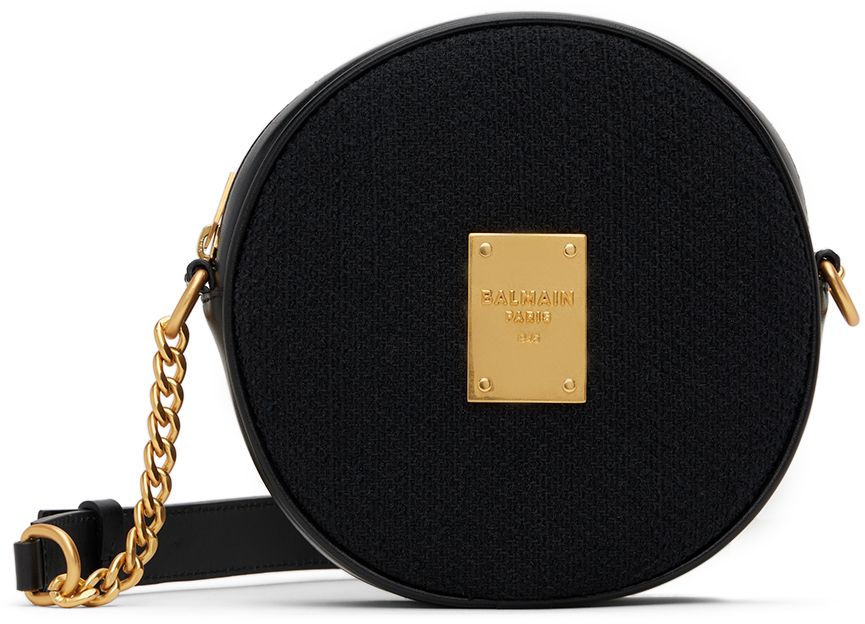 Enfant | Sac rond noir par Balmain | SSENSE France