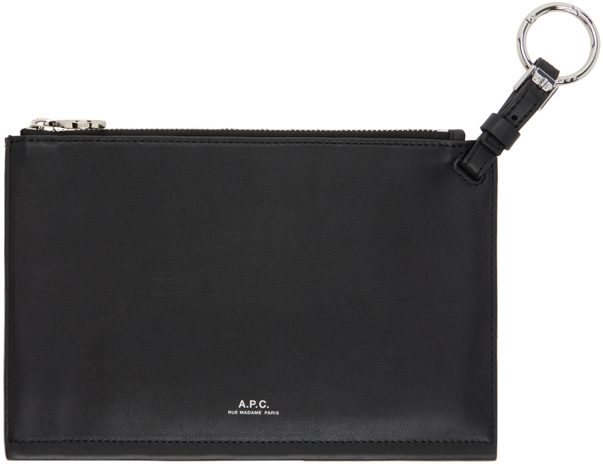 A.P.C.: Black Nino Wallet | SSENSE UK
