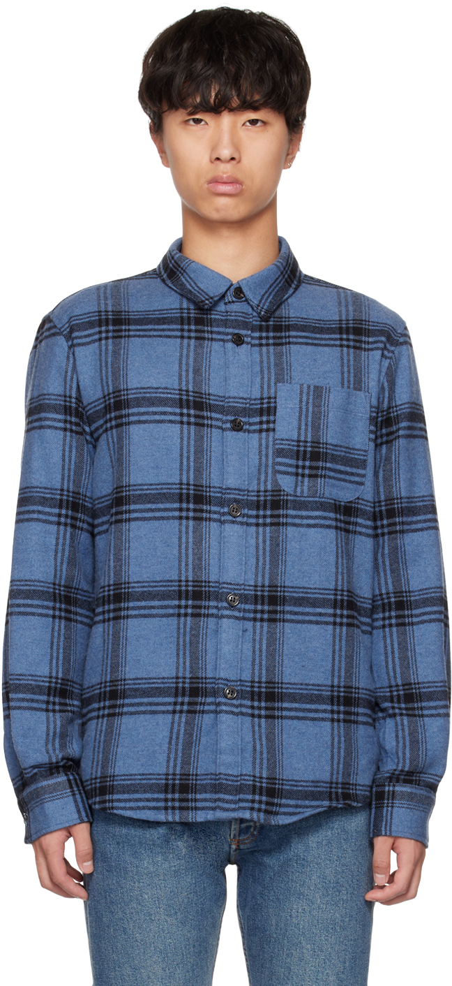 Blue Trek Shirt by A.P.C. on Sale
