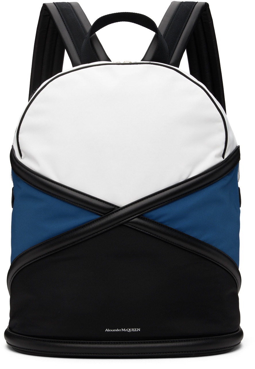 Alexander McQueen Harness Leather Details Nylon Backpack | Smart Closet