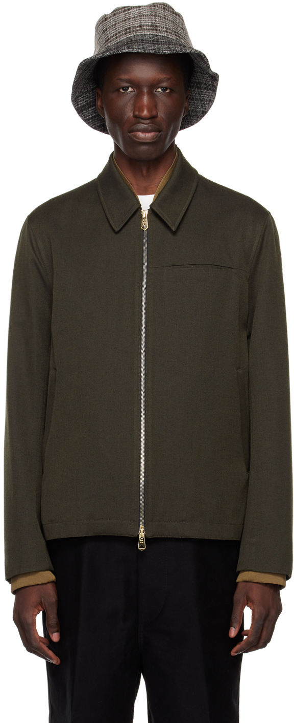 Paul Smith: Green Zip Front Jacket | SSENSE