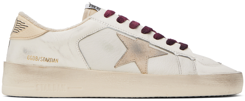 Golden Goose: Baskets Stardan blanches | SSENSE France