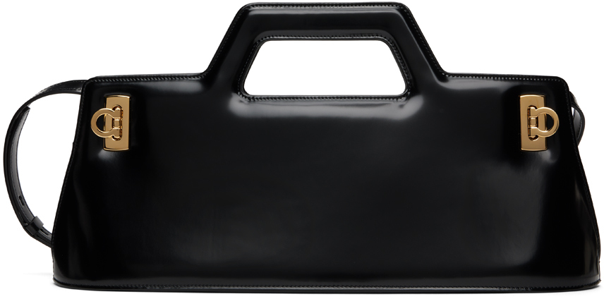 Ferragamo: Black Wanda Bag | SSENSE