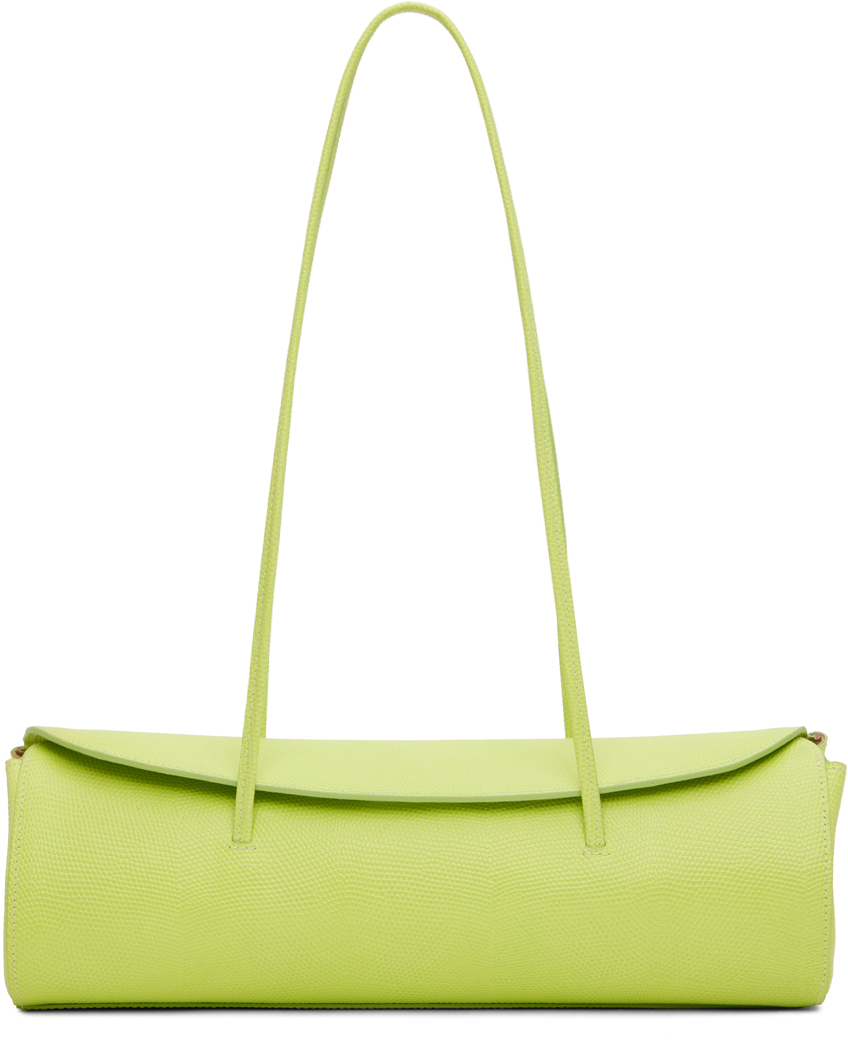 Green Cannoli Bag by Little Liffner on Sale