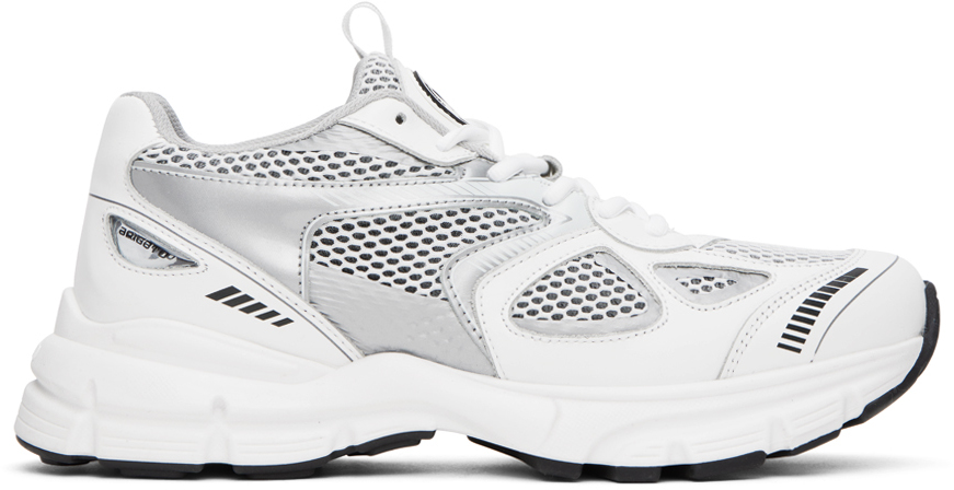 Axel Arigato: Baskets Marathon Runner blanc et gris | SSENSE France