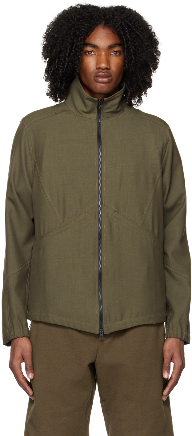 GR10K: Blouson Skeleton kaki | SSENSE France