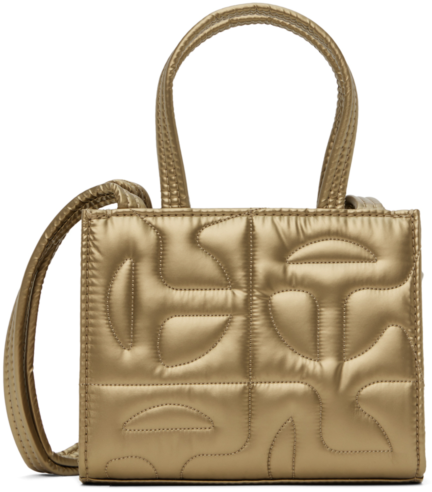 Moose Knuckles x Telfar: Gold Small Shopper Tote | SSENSE UK