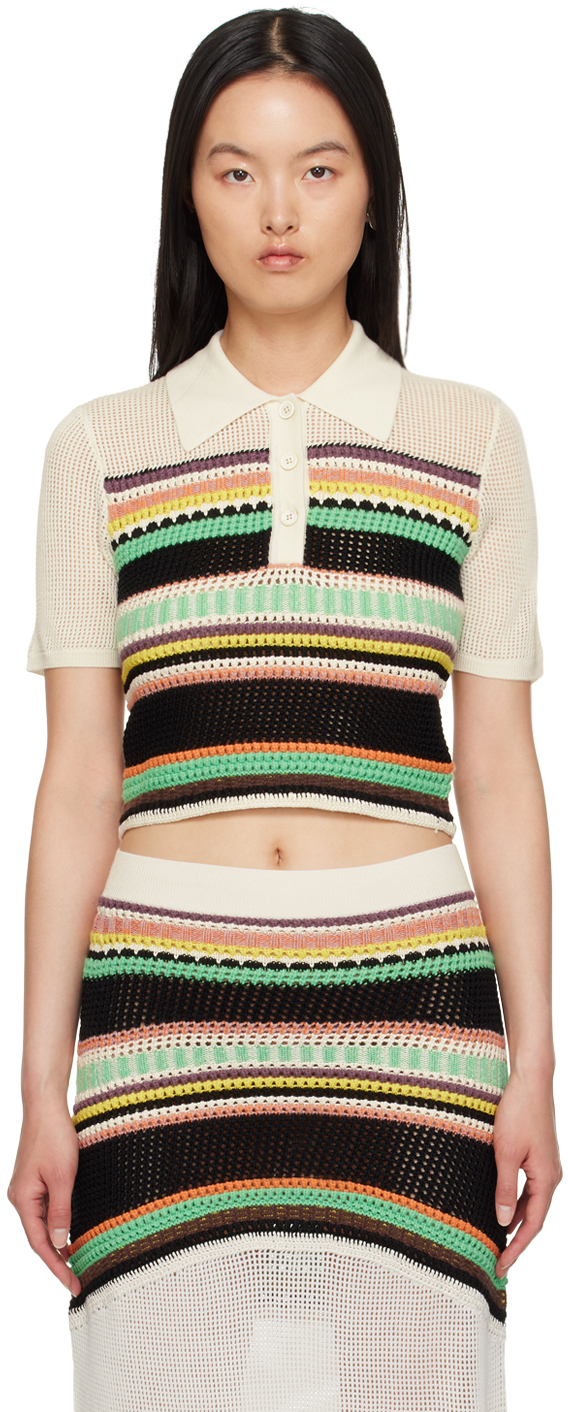 Multicolor Paneled Polo by Chloé on Sale