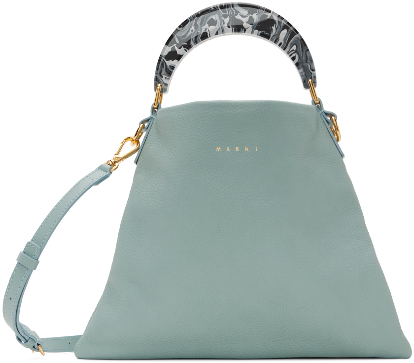 Marni: Blue Small Venice Bag | SSENSE