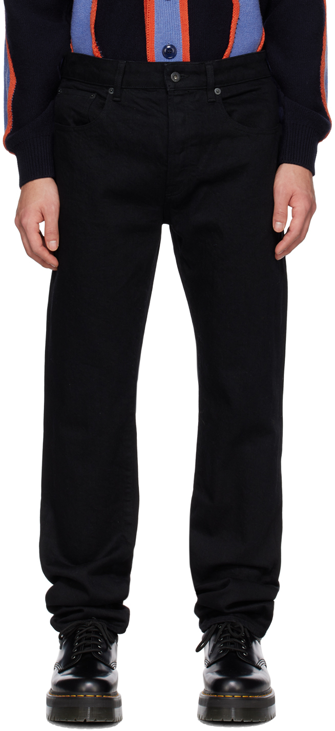 Black Kenzo Paris Bara Jeans by Kenzo on Sale