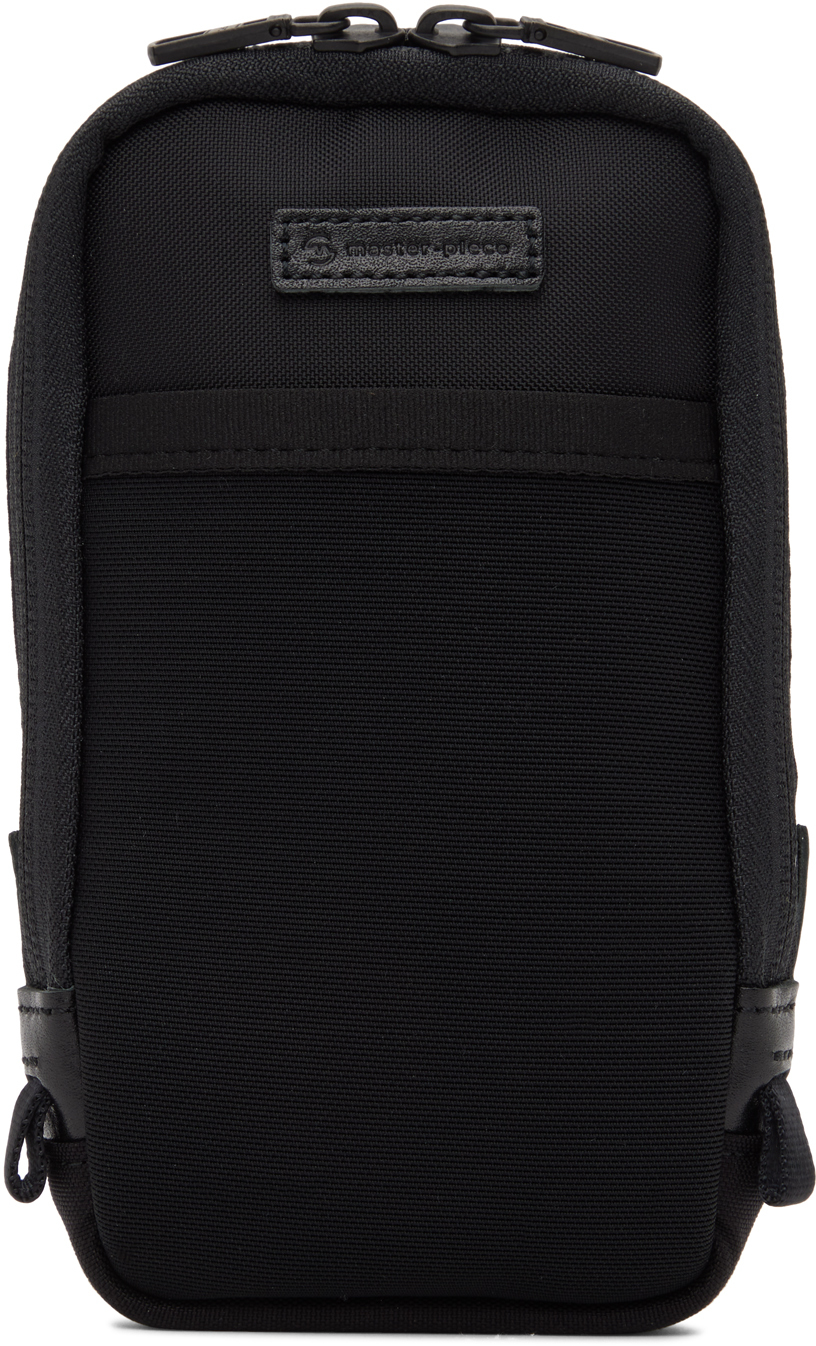 Black Potential Mobile Pouch by master-piece on Sale