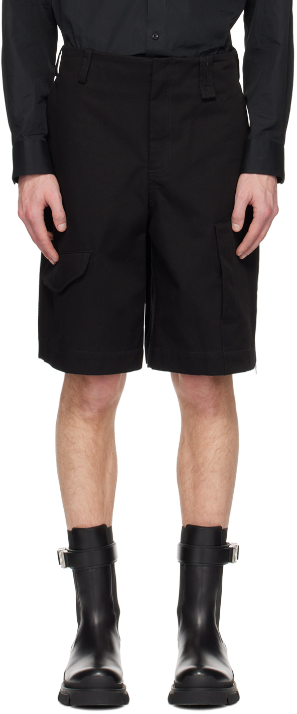 Simone Rocha Black Side Zip Shorts Ssense Canada