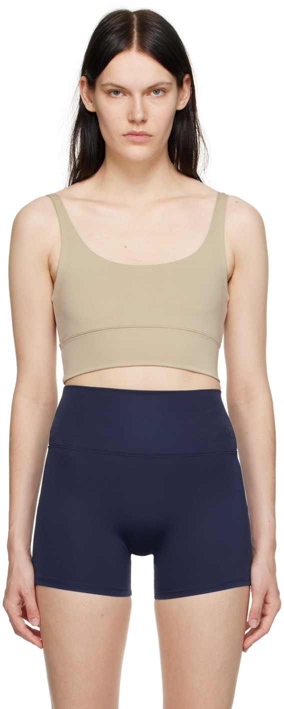 HÉROS: Taupe 'The Crop' Top | SSENSE Canada