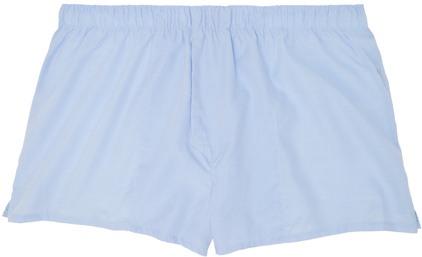 CDLP: Blue Elasticized Boxers | SSENSE