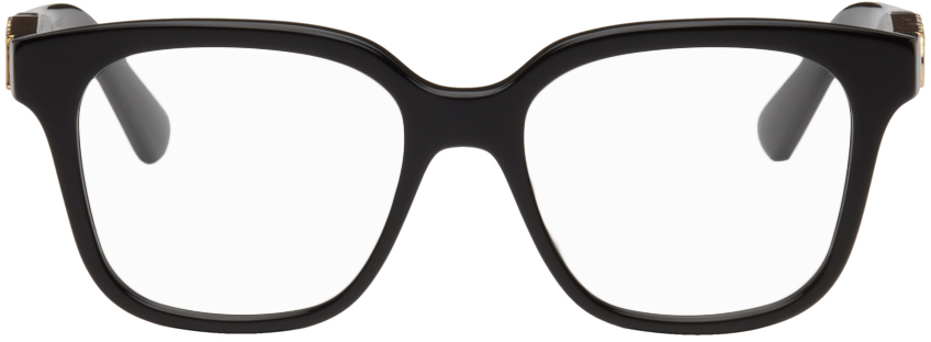 Gucci: Black Square Glasses | SSENSE UK