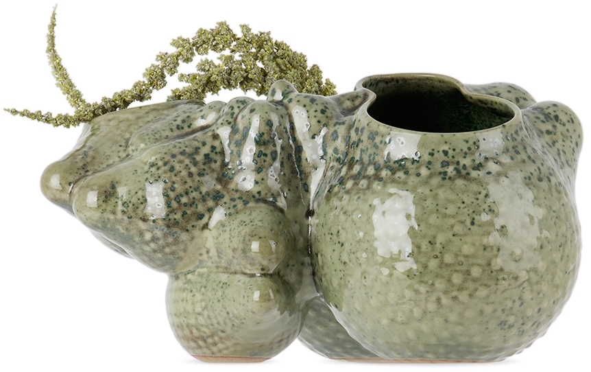 Green Botryoidal Planter by Forma Rosa Studio on Sale
