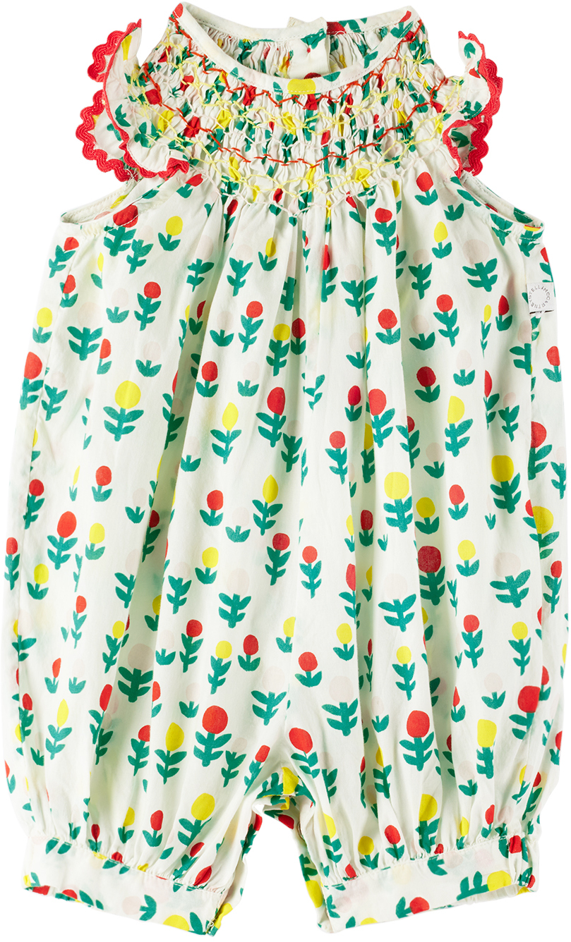 Baby Multicolor Dreamy Flower Romper by Stella McCartney | SSENSE