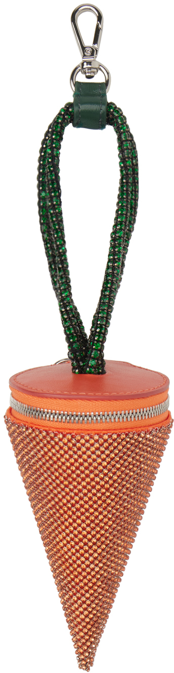 KARA: Orange Carrot Keychain | SSENSE UK