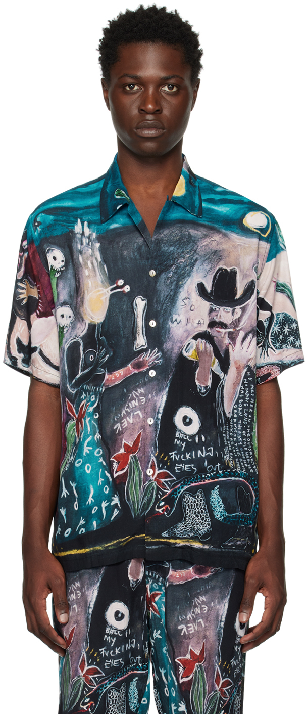 Endless Joy: Multicolor Above Snakes Shirt | SSENSE Canada
