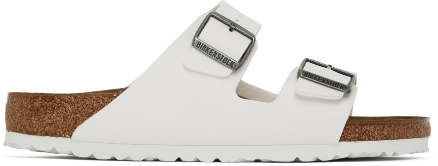 Birkenstock White Arizona Sandals