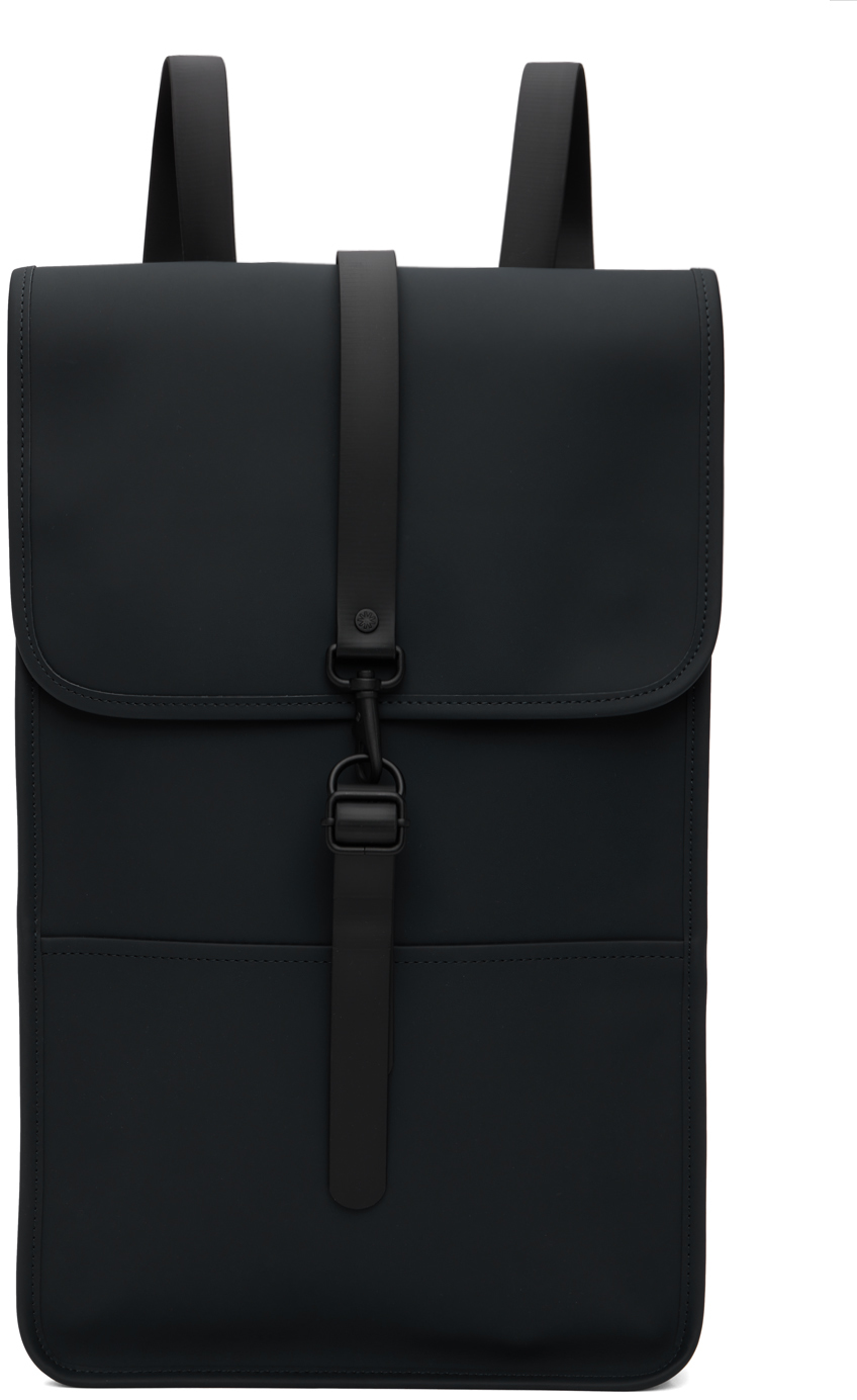 RAINS: 네이비 캔버스 백팩 | SSENSE 대한민국