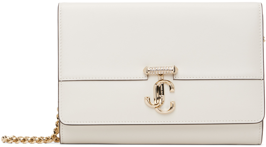 Jimmy Choo: White Varenne Bag | SSENSE