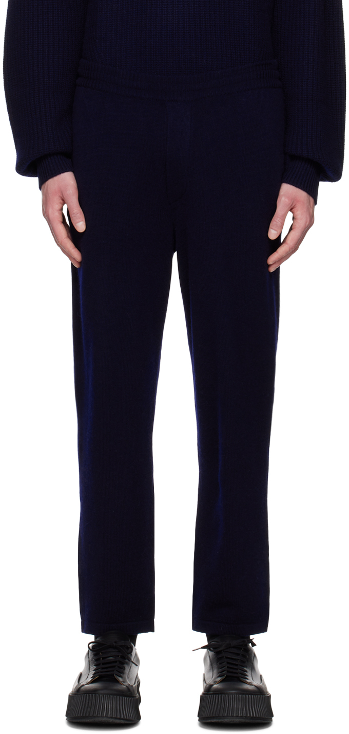 Pantalon de détente Damon bleu marine LISA YANG en solde