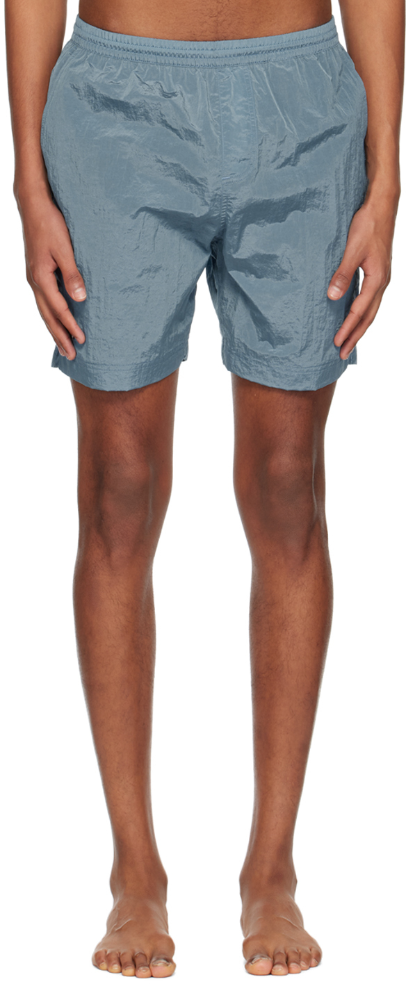Blue Neat Steve Swim Shorts by True Tribe on Sale