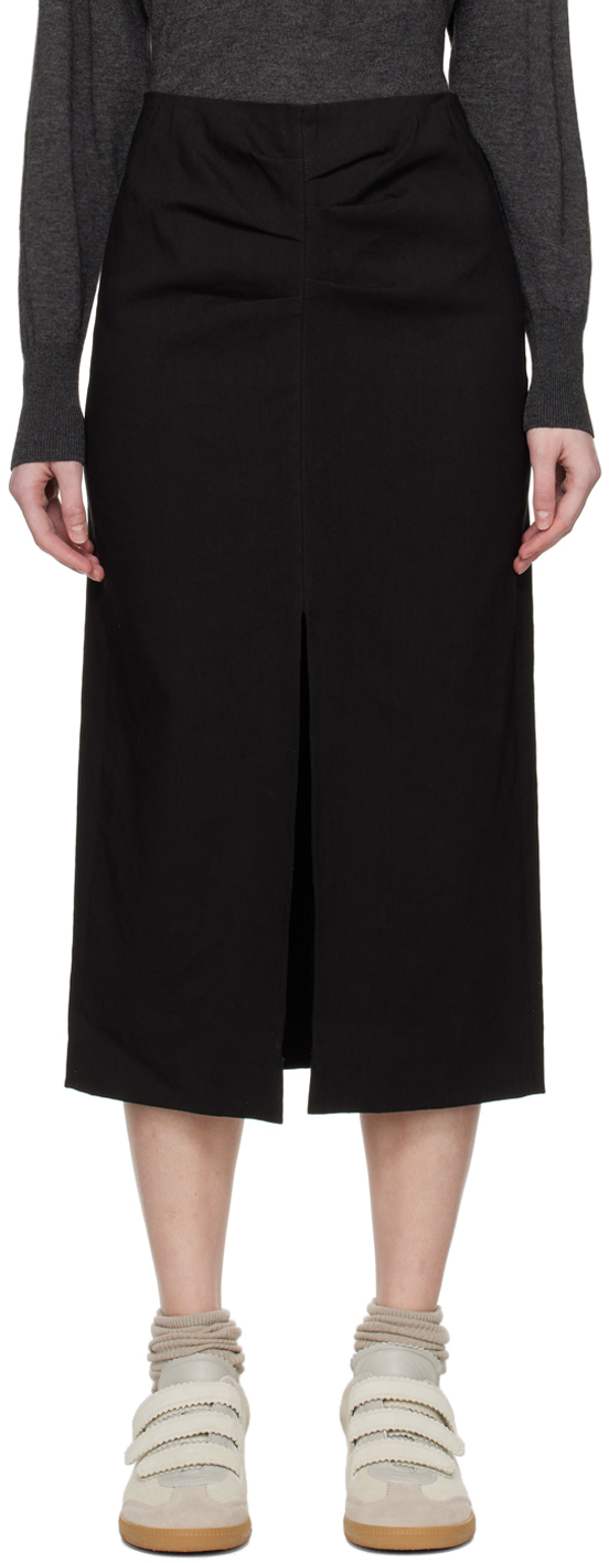 Black Feciae Midi Skirt by Isabel Marant on Sale