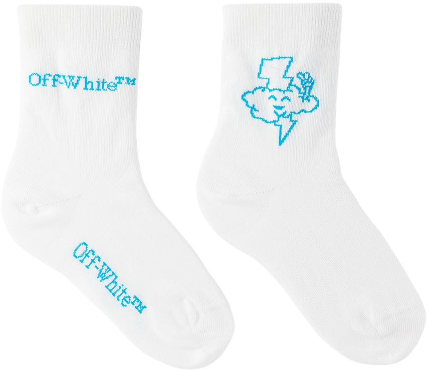 Kids White Cloud Element Socks by Off-White | SSENSE UK