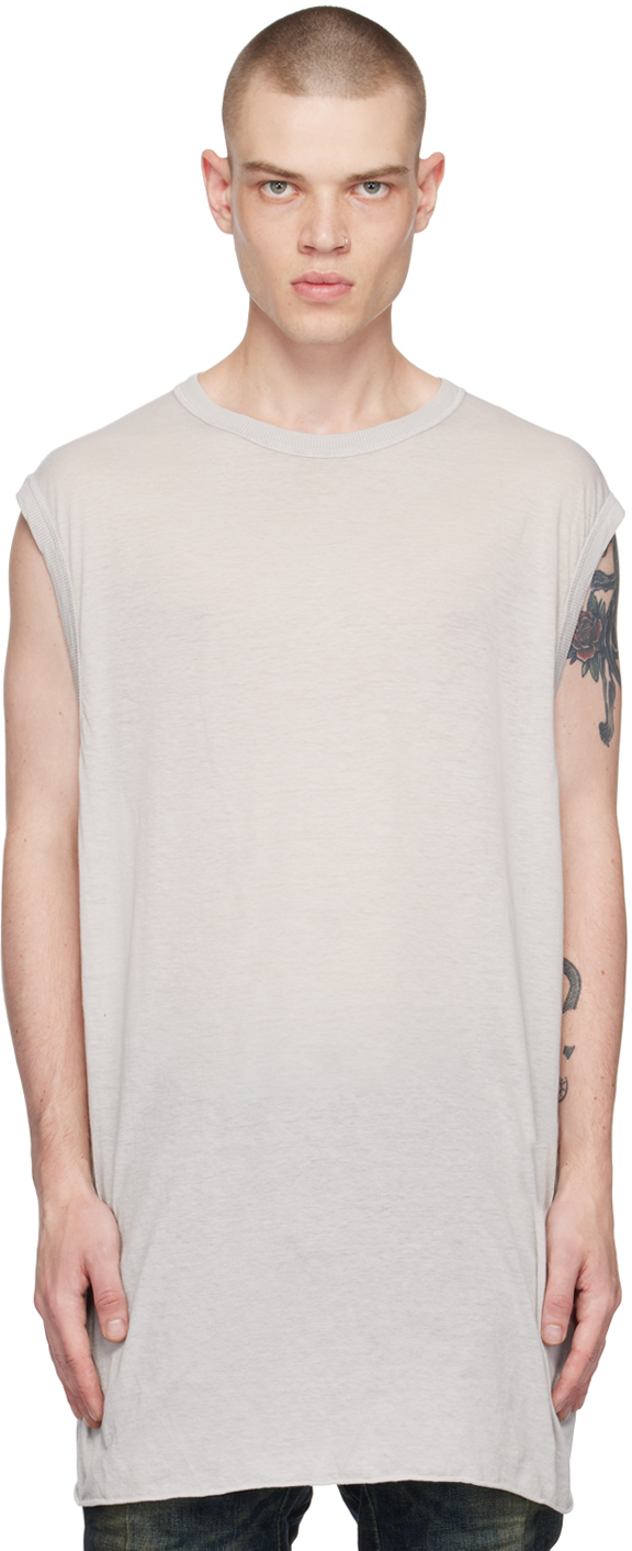 Gray Object-Dyed T-Shirt by Boris Bidjan Saberi on Sale