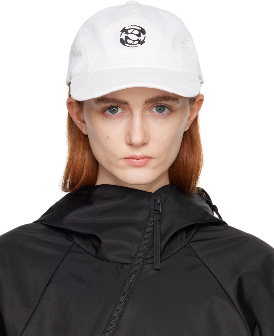 SSENSE Canada Exclusive White Boccaccio Cap by Rombaut on Sale
