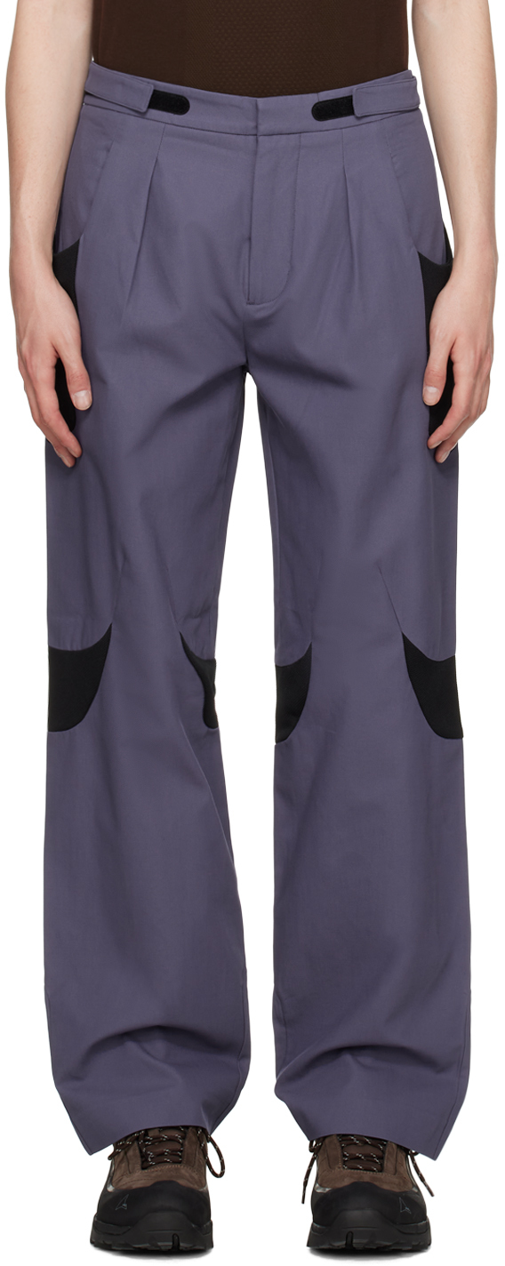 Blue Dart Trousers By Jl Al On Sale