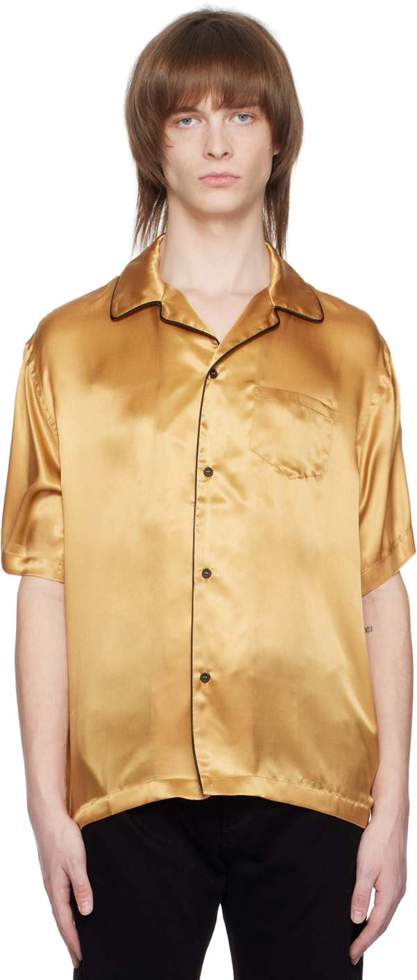 RtA: Brown Linus Shirt | SSENSE UK