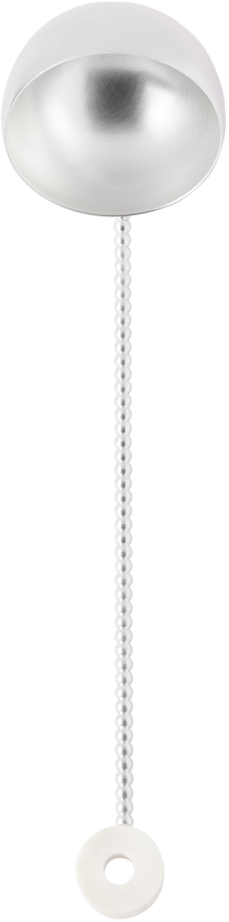 Silver Agate Ladle by Natalia Criado on Sale