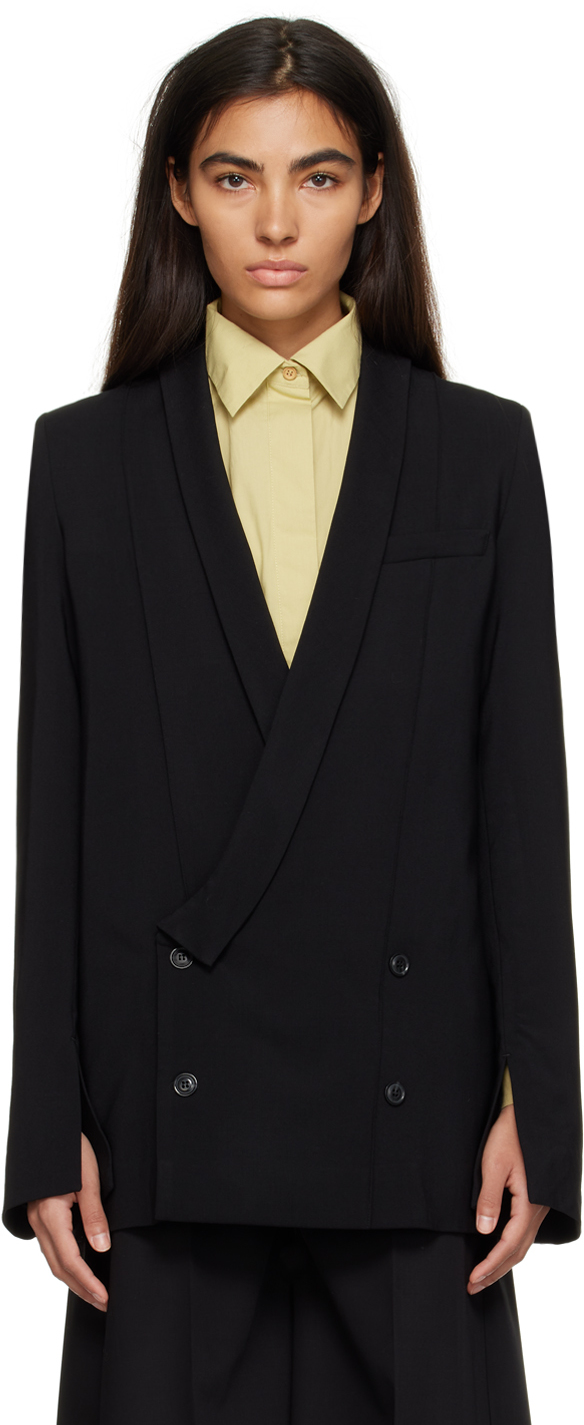 Black Page Blazer by BITE on Sale