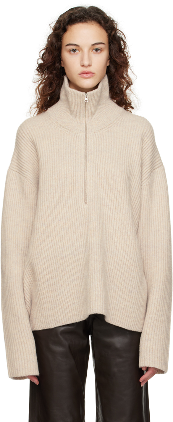 Teurn Studios: Col roulé beige exclusif à SSENSE France | SSENSE