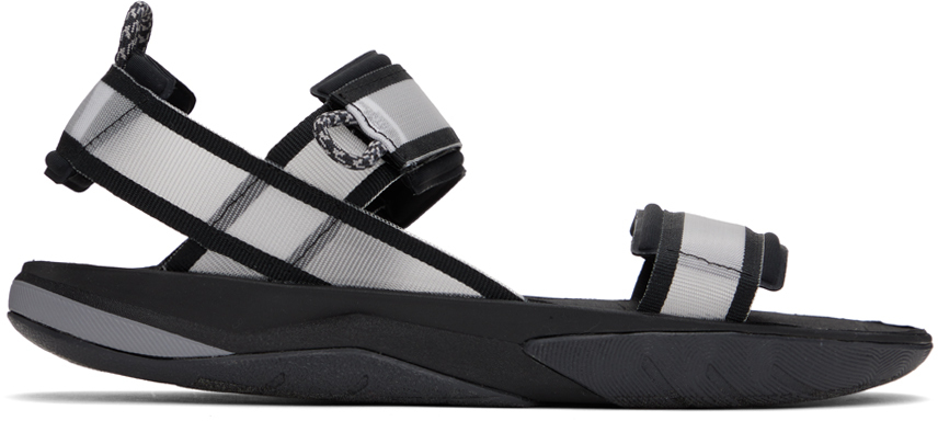 Gray & Black Skeena Sandals by The North Face on Sale